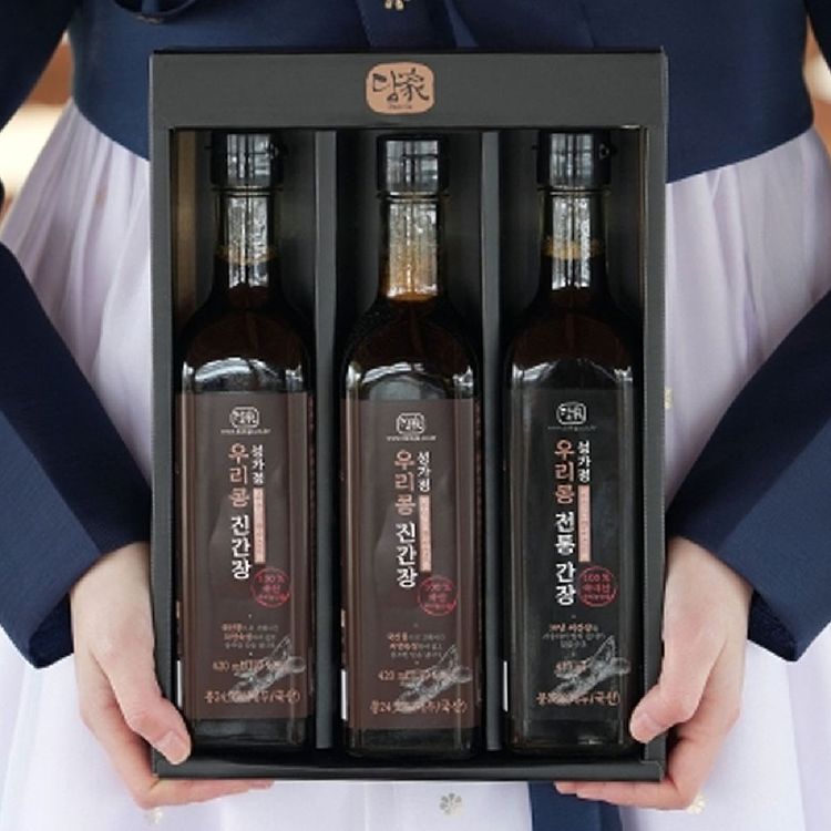 순창 메주 국산 콩 간장 선물세트 420ml 3종1호 한식간장 양조간장 진간장 시골간장 부 홈플러스 택배배송