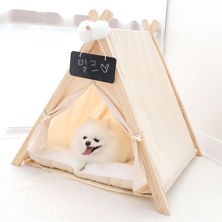 에코펫위드 강아지 고양이 원목 텐트 하우스 침대 홈플러스 택배배송