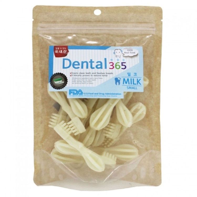 칫솔 모양 강아지 덴탈껌 밀크맛 150g X6개 애견 간식 홈플러스 택배배송