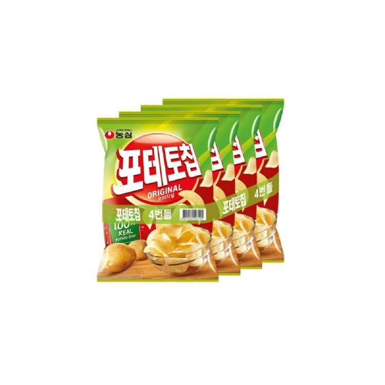 농심 포테토칩 오리지널 40g 4번들 8입 홈플러스 택배배송