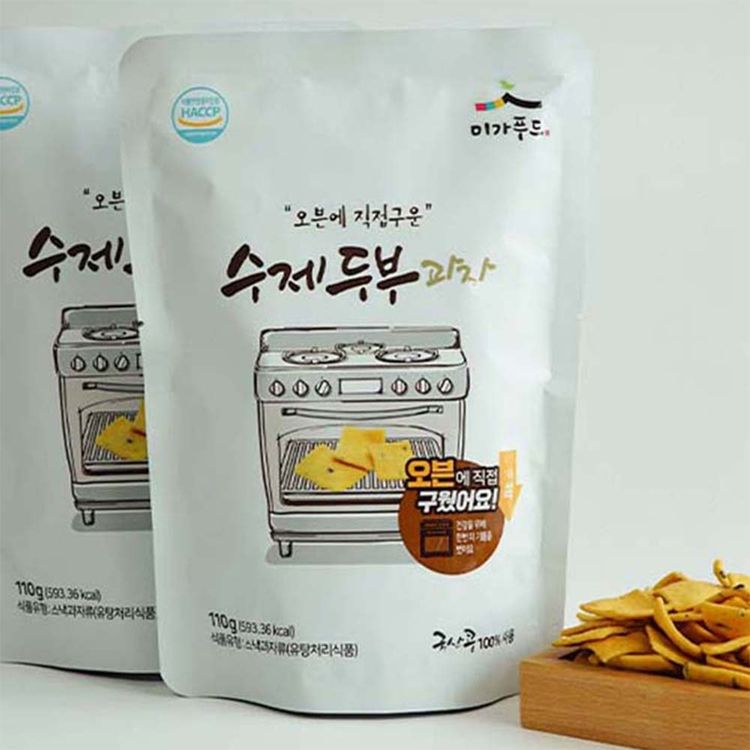 국산 콩으로 만든 수제 두부과자 110g 홈플러스 택배배송