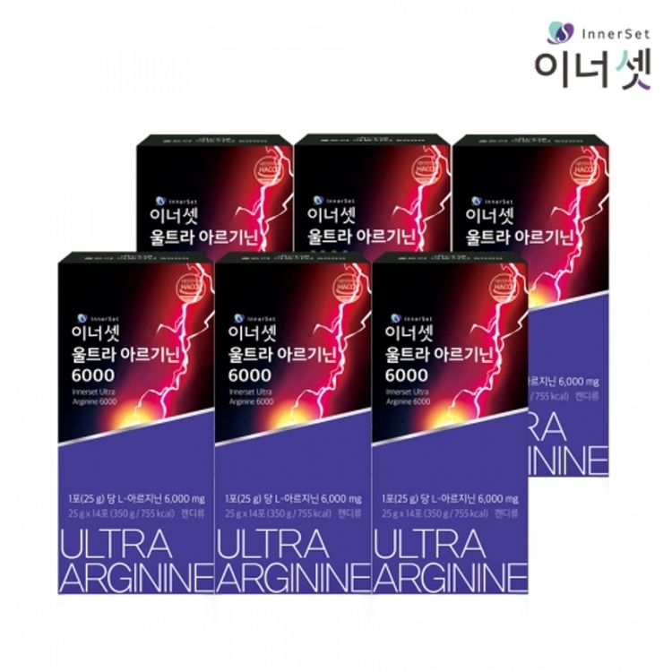 이너셋 울트라 아르기닌 6000 25gx14포 6박스 홈플러스 택배배송