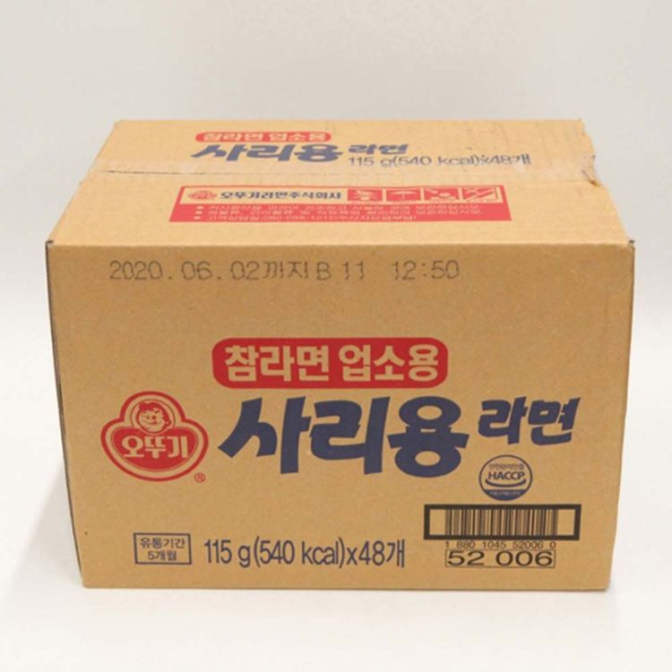 오뚜기 업소용 벌크 라면사리 115g X 48입 1박스 홈플러스 택배배송