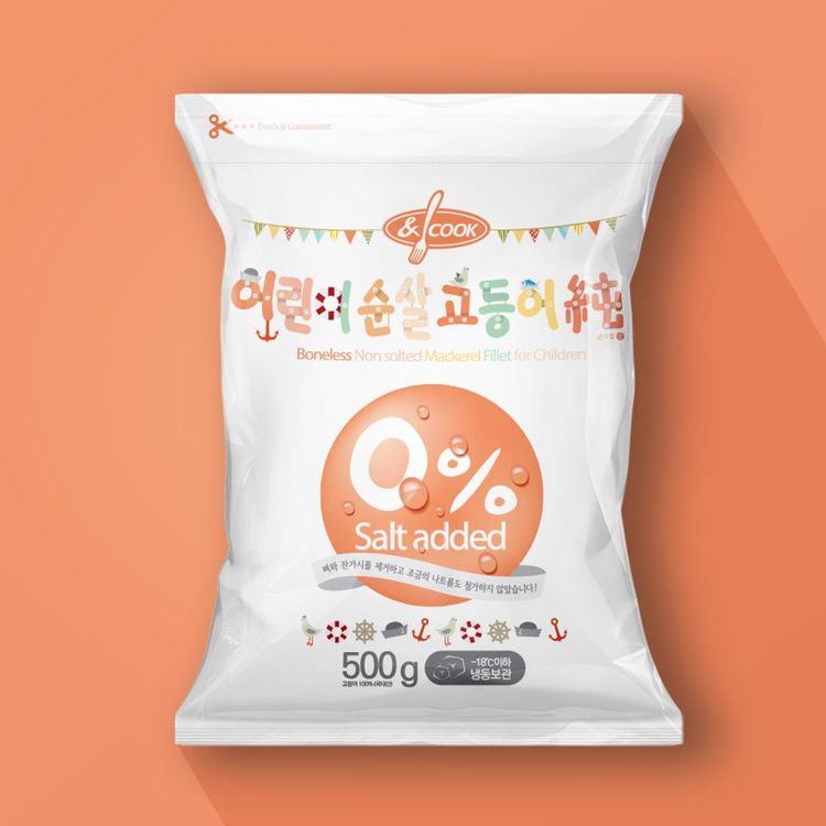 앤쿡 무염 어린이 순살 고등어 순 500g 2개 99 가시제거 홈플러스 택배배송