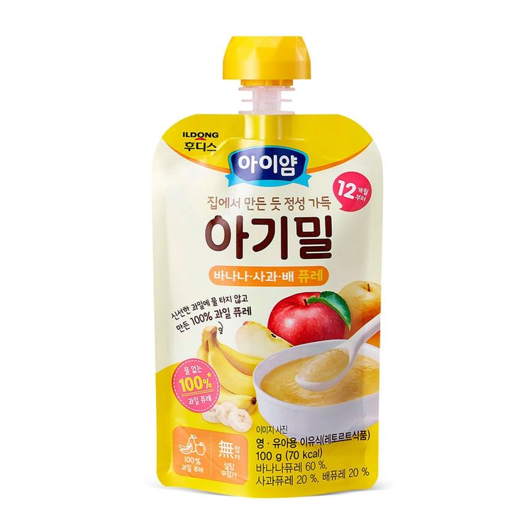 일동후디스 아이얌 바나나사과배퓨레 100g 홈플러스