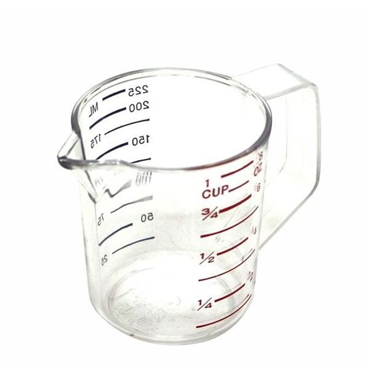 투명 계량컵 플라스틱계량컵 실험실 제과 제빵 225ml 홈플러스 택배배송