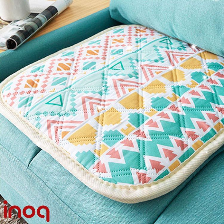 Inoq 향균 전기방석 1인용 45x45cm 스칸디옐로우쇼파방석 의자방석 온열방석 겨울방 홈플러스 택배배송