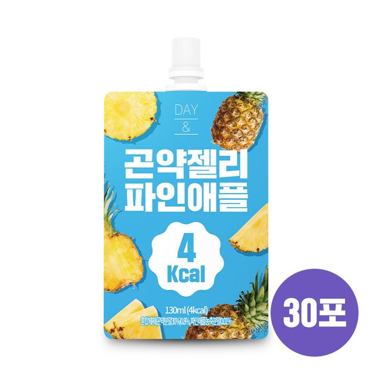 참앤들황토농원 데이앤 파인애플 곤약젤리 130mlx30포 벌크 홈플러스 택배배송