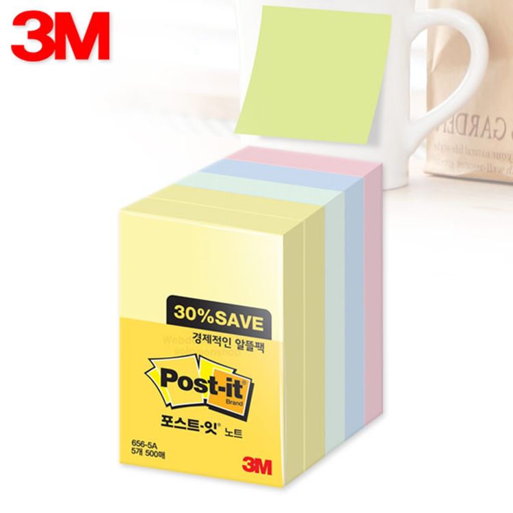 3m포스트잇 656 5a 알뜰팩쓰리엠포스트잇포스트잍 홈플러스 택배배송