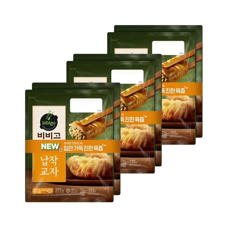 비비고 납작 교자만두 315g 2개입 x3개 | 홈플러스 택배배송