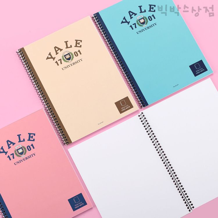 예일대 연습장 1p 랜덤 메모 과목 필기 스프링노트 공책 신학기 입학 깔끔한 필기 중고등 홈플러스 택배배송