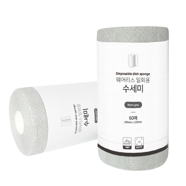 프로덕트랩 일회용 수세미 회색 60매 주방 홈플러스 택배배송