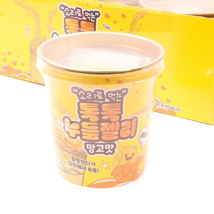 소리로 먹는 톡톡 누들 젤리 망고맛 136g 1타 6개 망고젤리 망고맛젤리 망고맛누들젤리 홈플러스 택배배송
