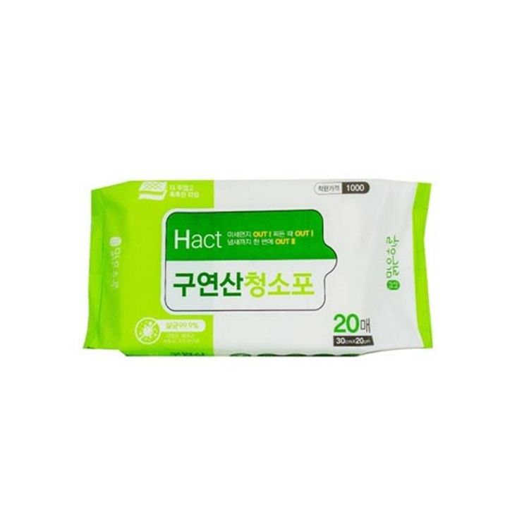 Btm 맑은하루 구연산 청소포 20매 30cm X 20cm 홈플러스 택배배송