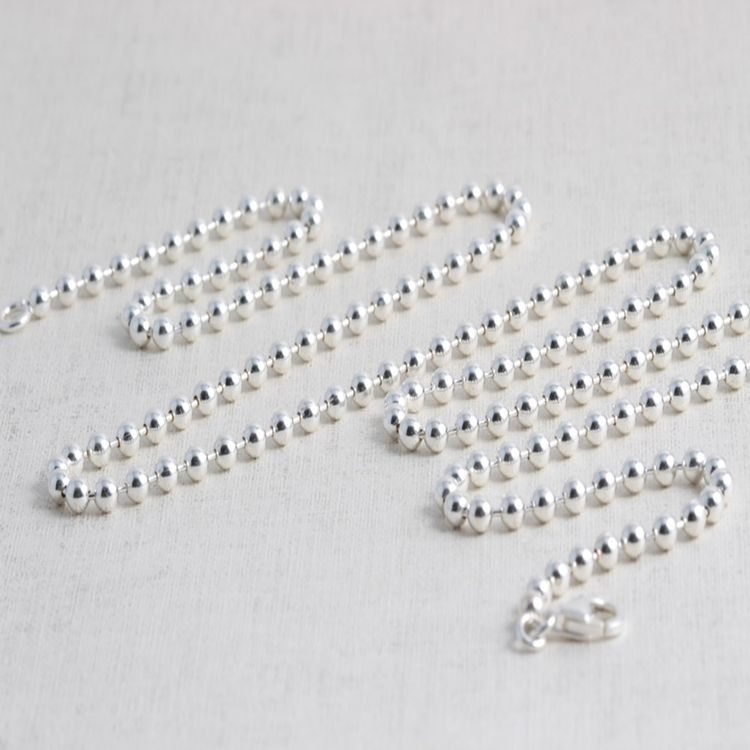 은볼 5mm 볼드한 은목걸이 군번줄 진주목걸이 다양한 펜던트 남성 여성 커플 선물 데일리 홈플러스 택배배송