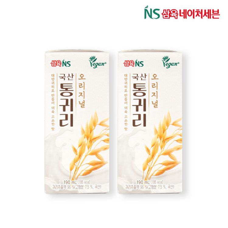 삼육네이처세븐 국산 통귀리 오리지널 190ml x 72팩 | 홈플러스 택배배송