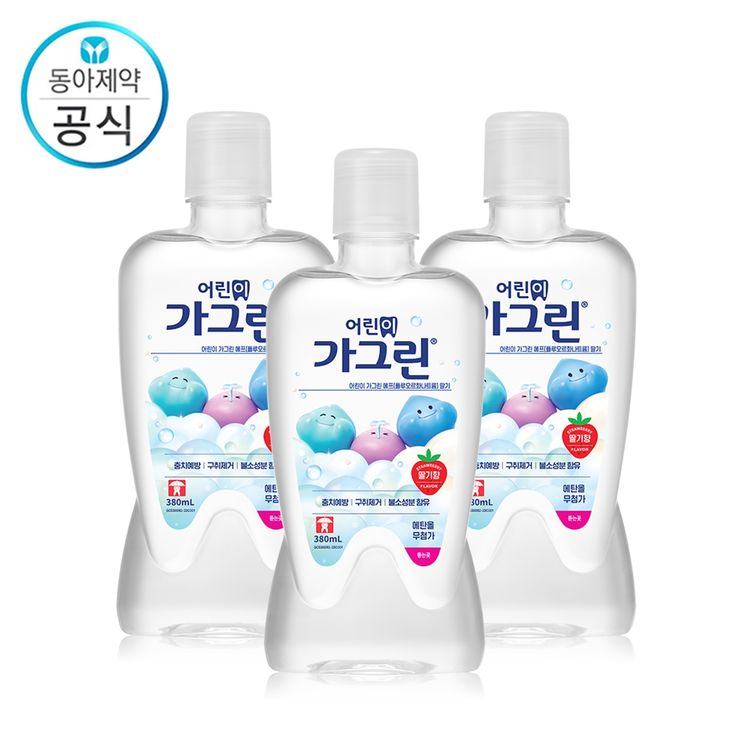 어린이 가그린 딸기 380ml X 3개 홈플러스 택배배송