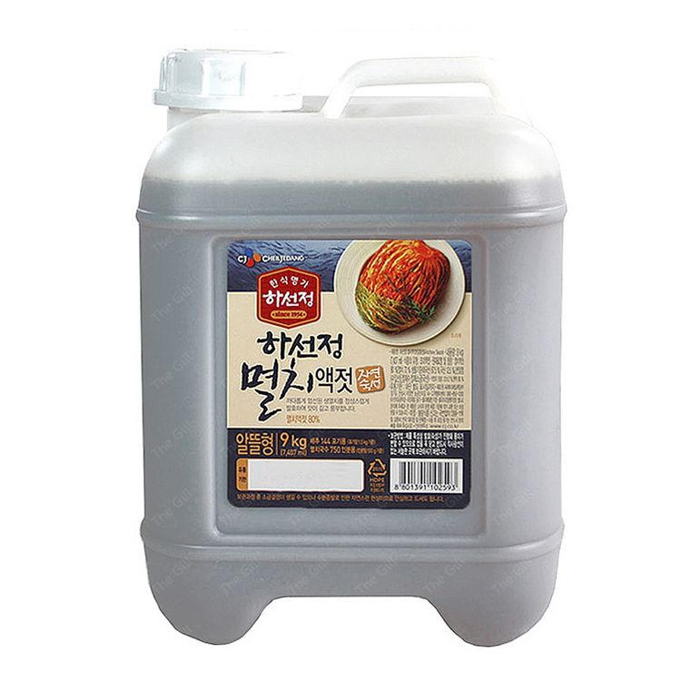 신선하이 식자재 Cj제일제당 하선정 알뜰형 자연숙성 멸치액젓 9kg 홈플러스 택배배송