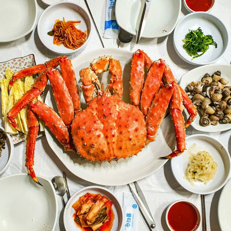 후레쉬앤푸드 선어 자숙찜 러시아산 레드블루 킹크랩 총35kg 수율 보장 홈플러스 택배배송