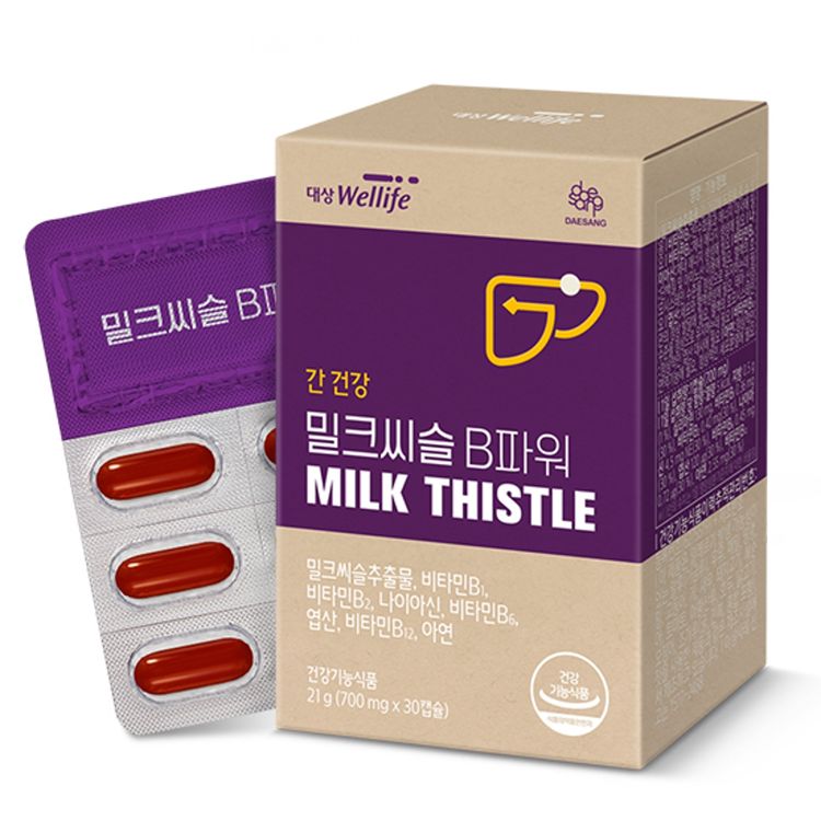 대상웰라이프 간 건강 밀크씨슬 B파워 1박스 홈플러스 택배배송