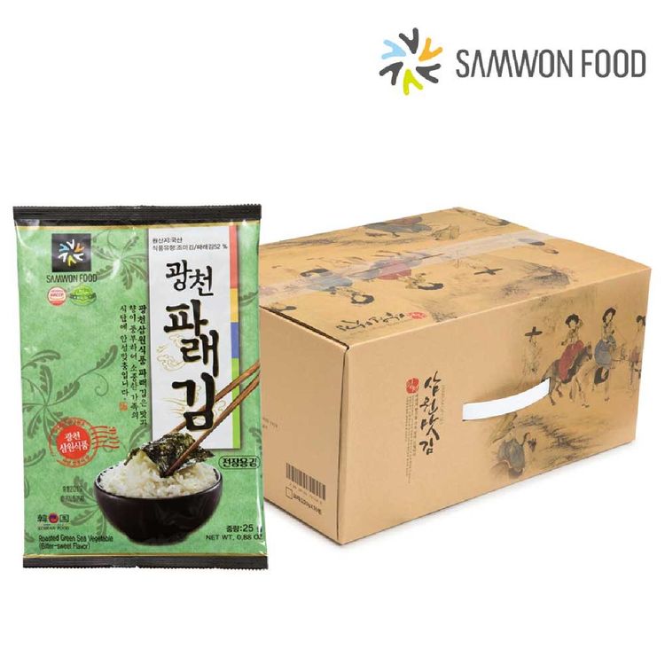 맛있는 광천 파래전장김 3호 25g 30봉 김 밥반찬 홈플러스 택배배송