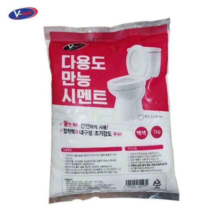 브이텍 다용도 만능 시멘트 백색 1kg 줄눈보수 욕실보수 타일보수 시맨트 균열보수 홈플러스 택배배송