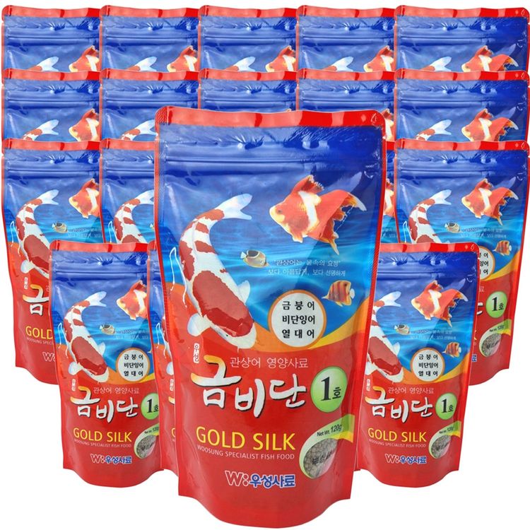 금비단 골드실크 1호 관상어 영양사료 120gx20개 홈플러스 택배배송