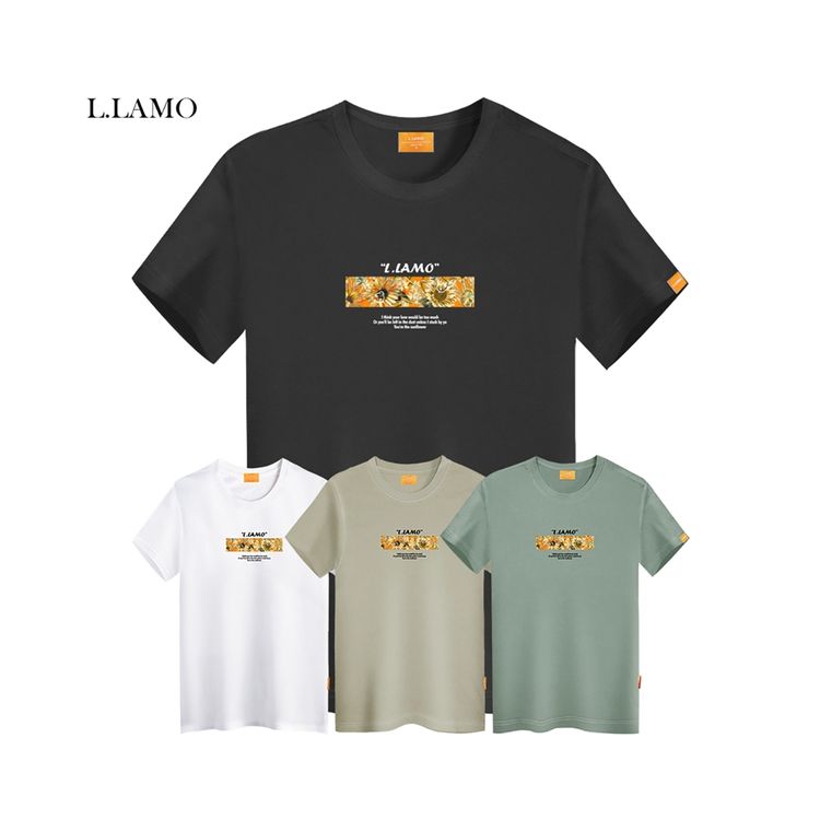엘라모 해바라기 반팔 티셔츠 남녀공용 빅사이즈 S~4xl 홈플러스 택배배송