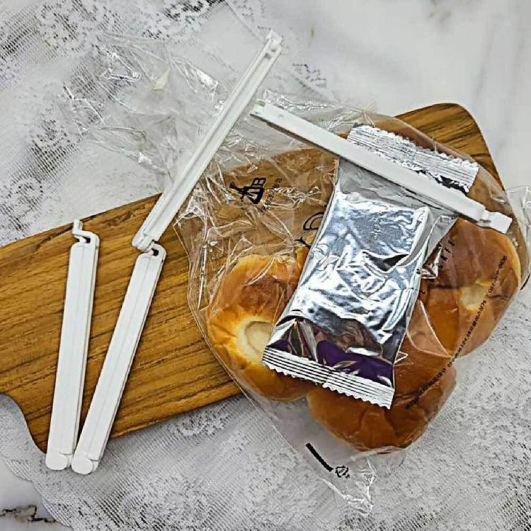 4p 밀폐 밀봉슬림클립 봉지 화이트 집게 봉지클립 홈플러스 택배배송