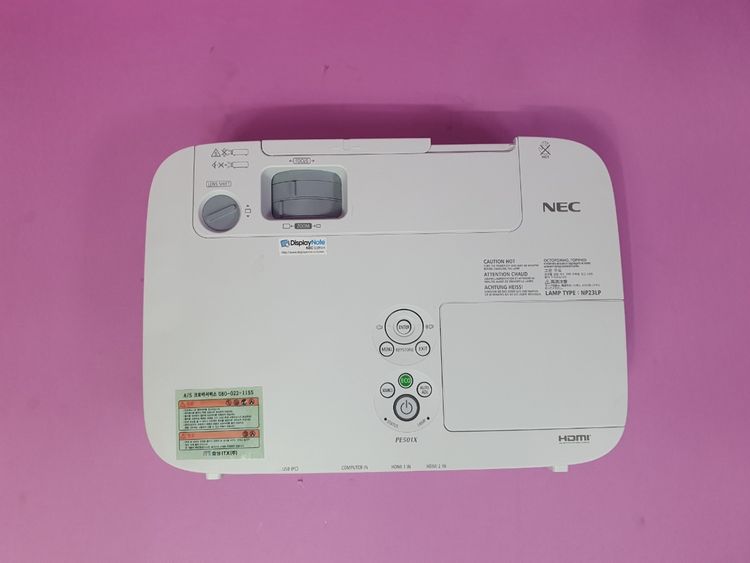 Nec Np Pe501x 중고빔프로젝터 홈플러스 택배배송