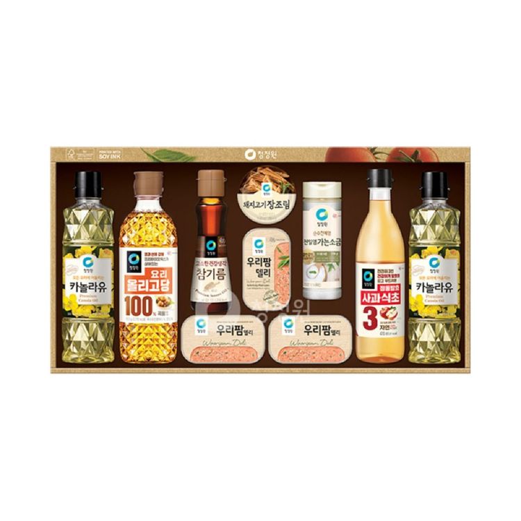 추석특가 청정원 명절 9호 선물세트 X 3개 카놀라유올리고당참기름천일염장조림 홈플러스 택배배송