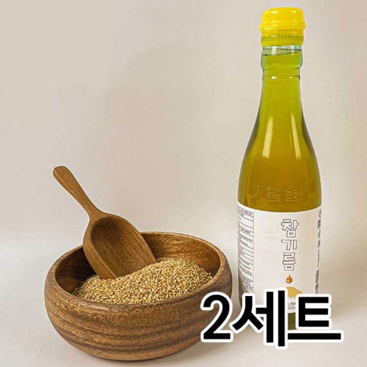 청송농부 국산 생참기름 300ml 2세트 저온압착첨가물제로선물포장 홈플러스 택배배송