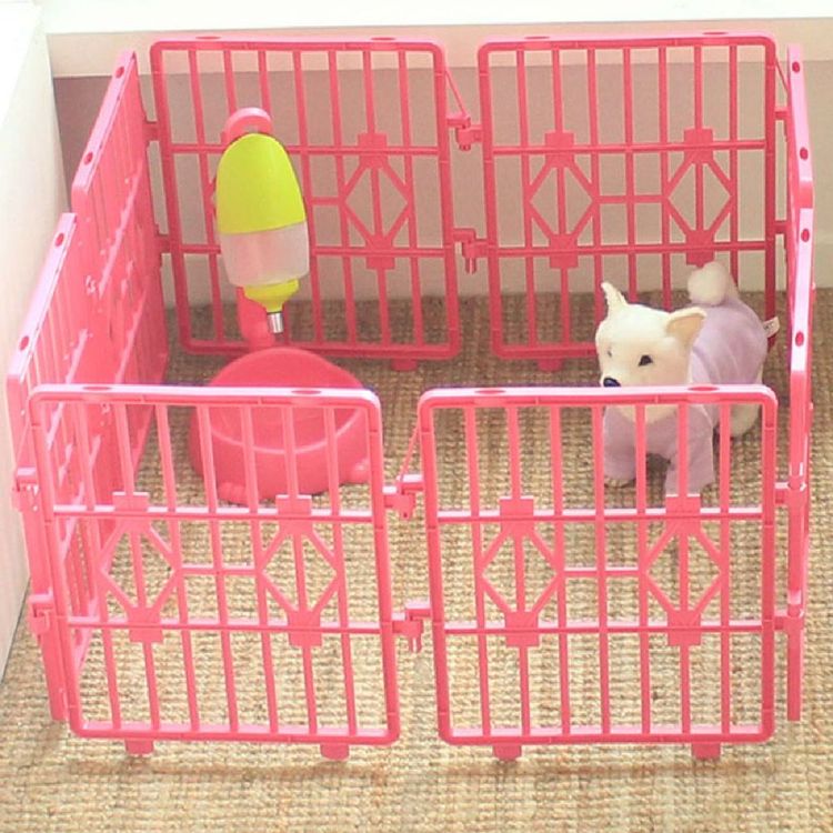 강아지 울타리 소형 핑크 8p 애견 반려견 조립 펜스 홈플러스 택배배송