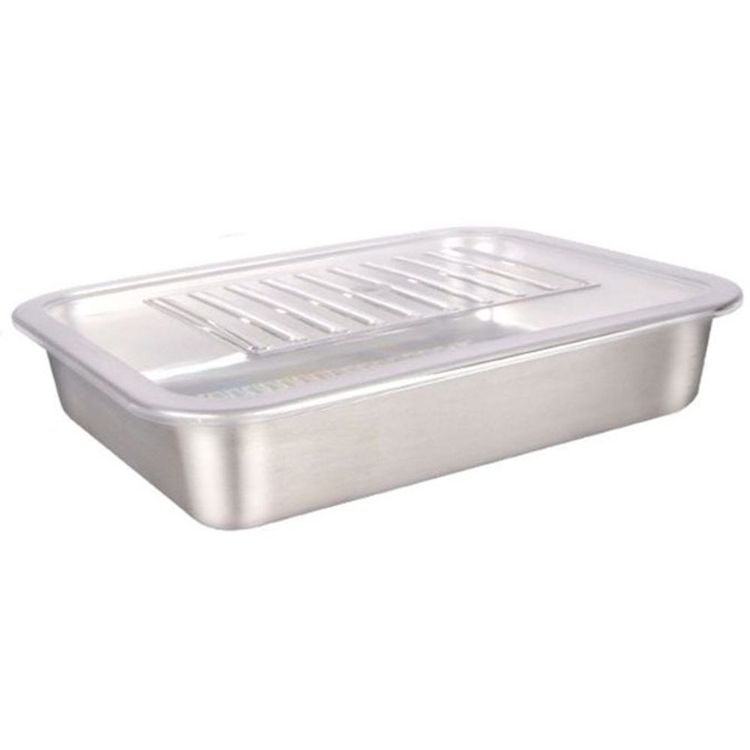 스텐 밧드 타공 트레이 업소 야채 받드 밧트 1700ml 홈플러스 택배배송