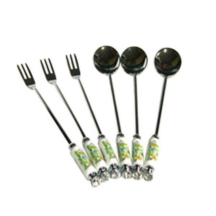 백산 N2285c6771e 티스푼 디저트 포크 티포크 커트러리 식기 꽃 1p 홈플러스 택배배송