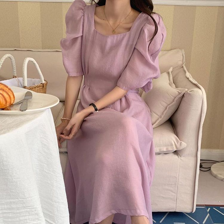 하늘하늘한 실용적인 N6191ac6dc9 소재 여성 롱원피스 청순한 느낌 원피스 홈플러스 택배배송