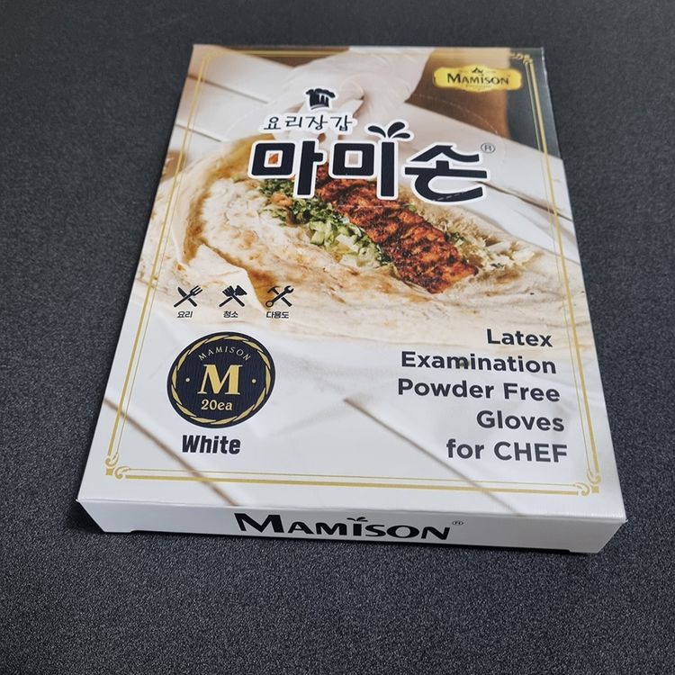 마미손 라텍스 요리장갑 20매 대 1개 식품전용 요리용 홈플러스 택배배송