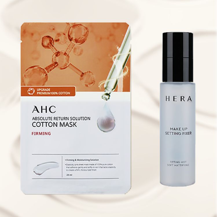 헤라 메이크업 픽서 30ml Ahc 앱솔루트 리턴 솔루션 순면마스크 퍼밍 마스크 1매 홈플러스 택배배송