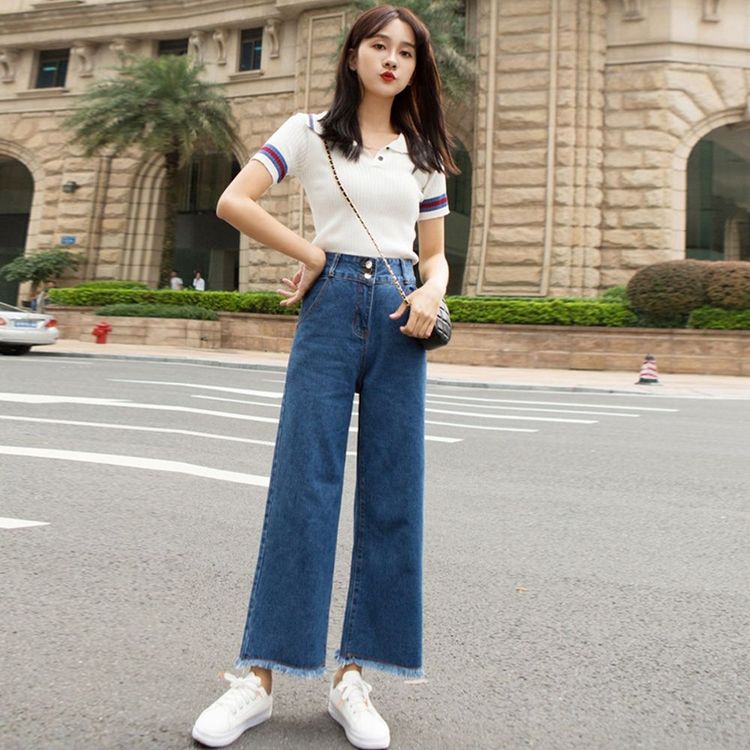 여성 데님 와이드핏 스타일 데일리 청 통팬츠 St 0903 홈플러스 택배배송