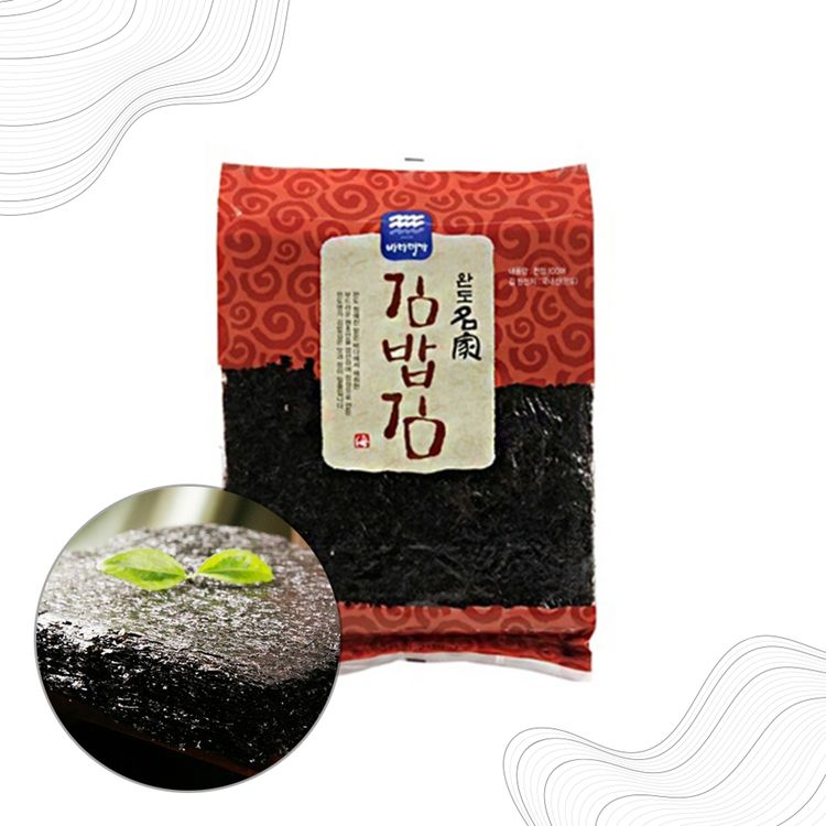 바다명가 국산 무조미 재래 지주식 김밥김 100장 홈플러스 택배배송