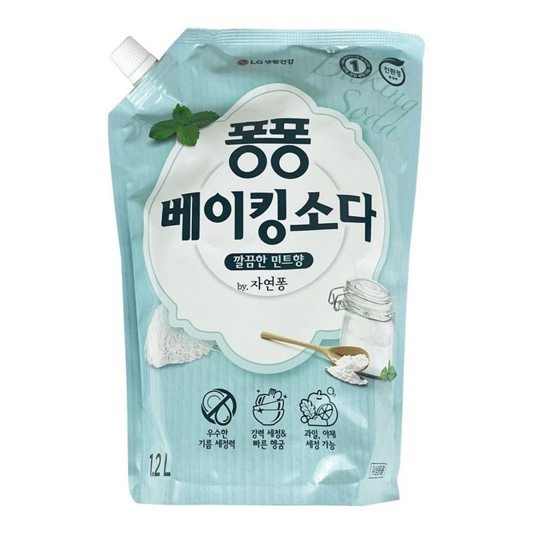베이킹소다 깔끔한 민트향 리필 12l 주방세제 O 홈플러스 택배배송
