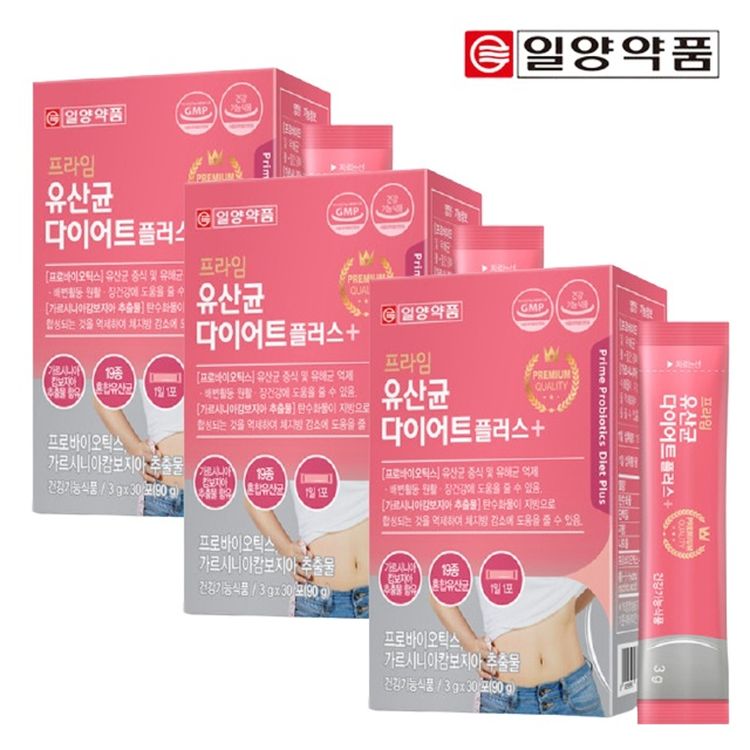 일양약품 프라임 유산균 다이어트 플러스 30포 3개 홈플러스 택배배송