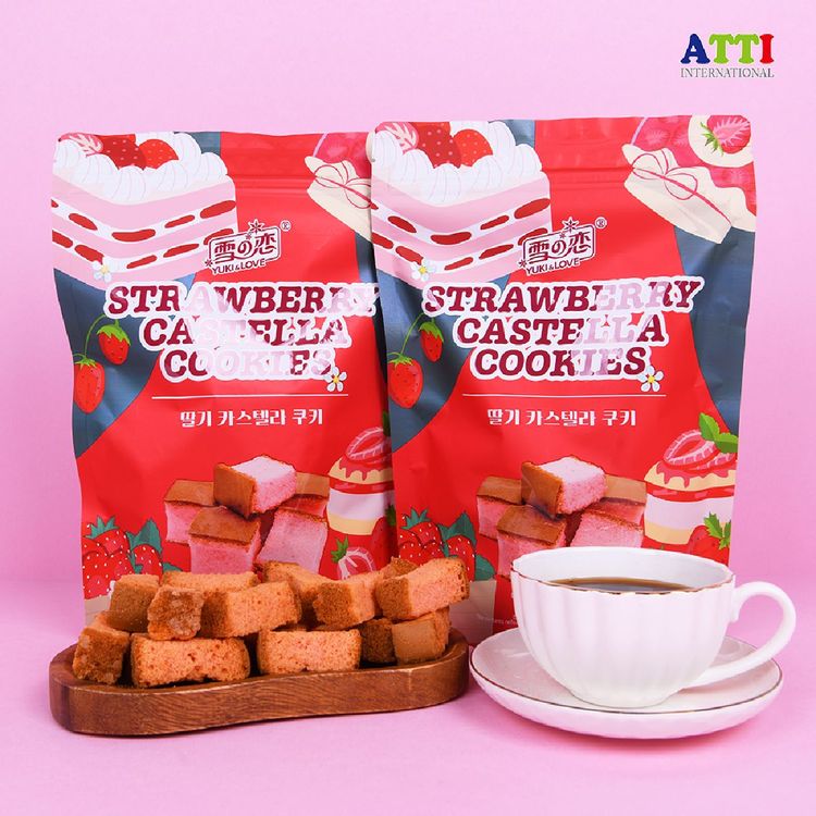 산수공 유키앤러브 딸기 카스텔라 쿠키 100g 홈플러스 택배배송