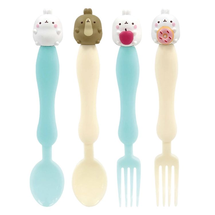 몰랑이 마스코트 스푼포크 4p 세트 홈플러스