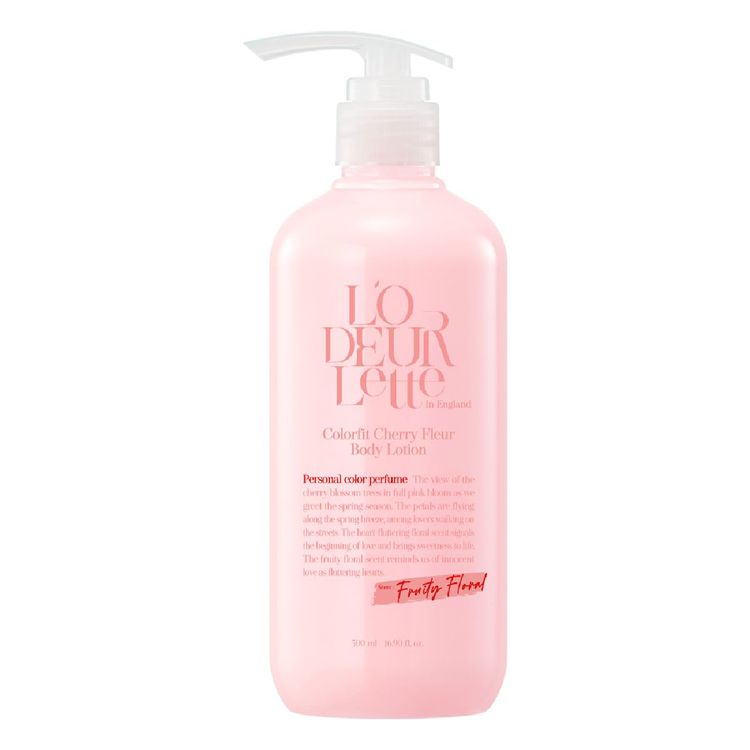 로더렛 인 잉글랜드 컬러핏 체리 플뢰르 바디로션 500ml 홈플러스 택배배송