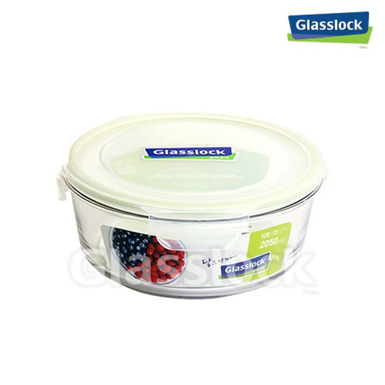 글라스락 원형 밀폐용기 4호 2050ml 홈플러스 택배배송