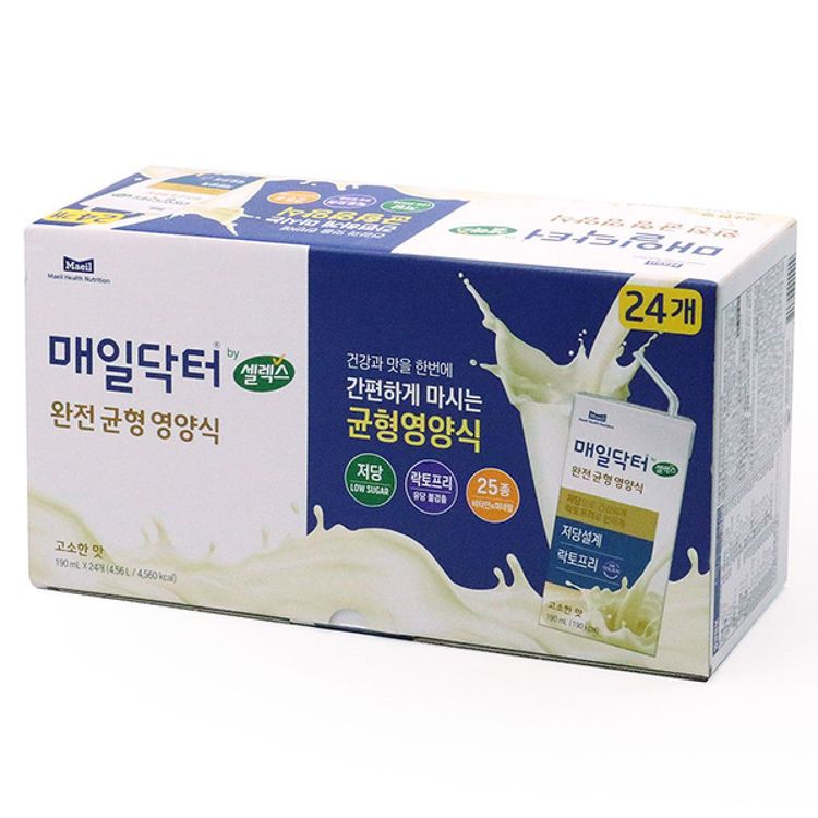 매일유업 셀렉스 매일닥터 균형영양식 단백질 음료 190ml X 24팩 홈플러스 택배배송