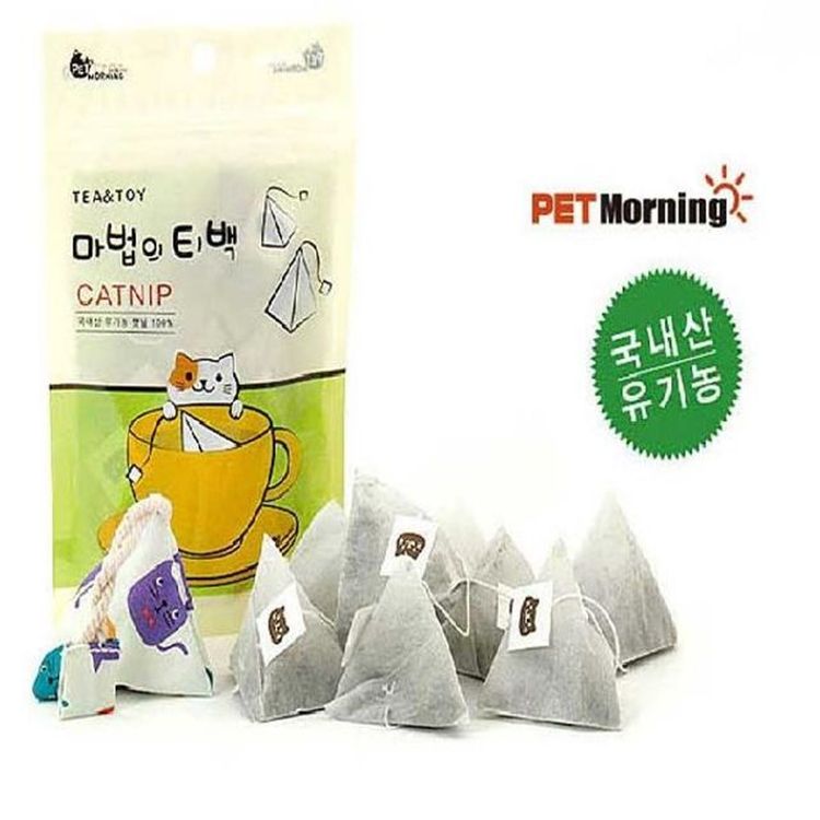 펫모닝 마법의 티백 캣닢 간식 고양이 캣잎 홈플러스 택배배송