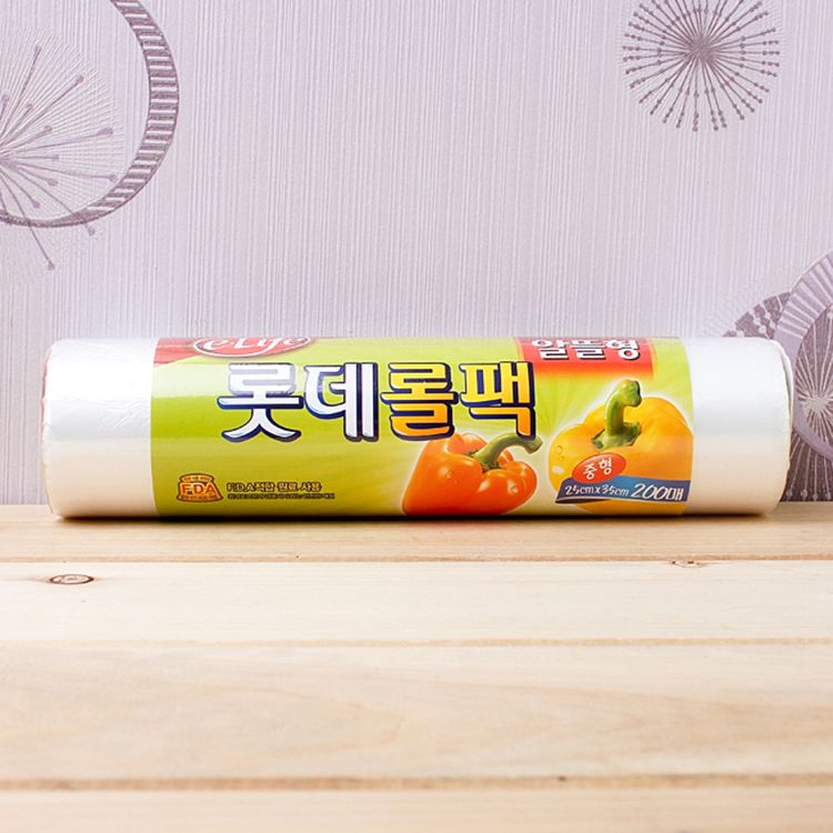 200매 롯데위생롤팩 New 알뜰형중 비닐 크린백 홈플러스 택배배송
