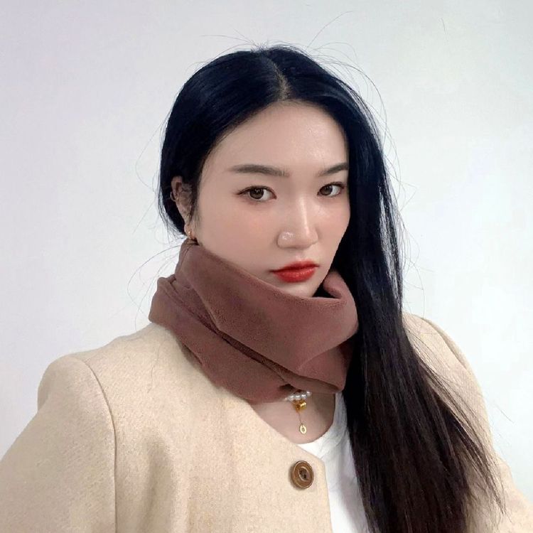 히트온 플리스 넥워머 겨울 방한 목토시 브라운 홈플러스 택배배송